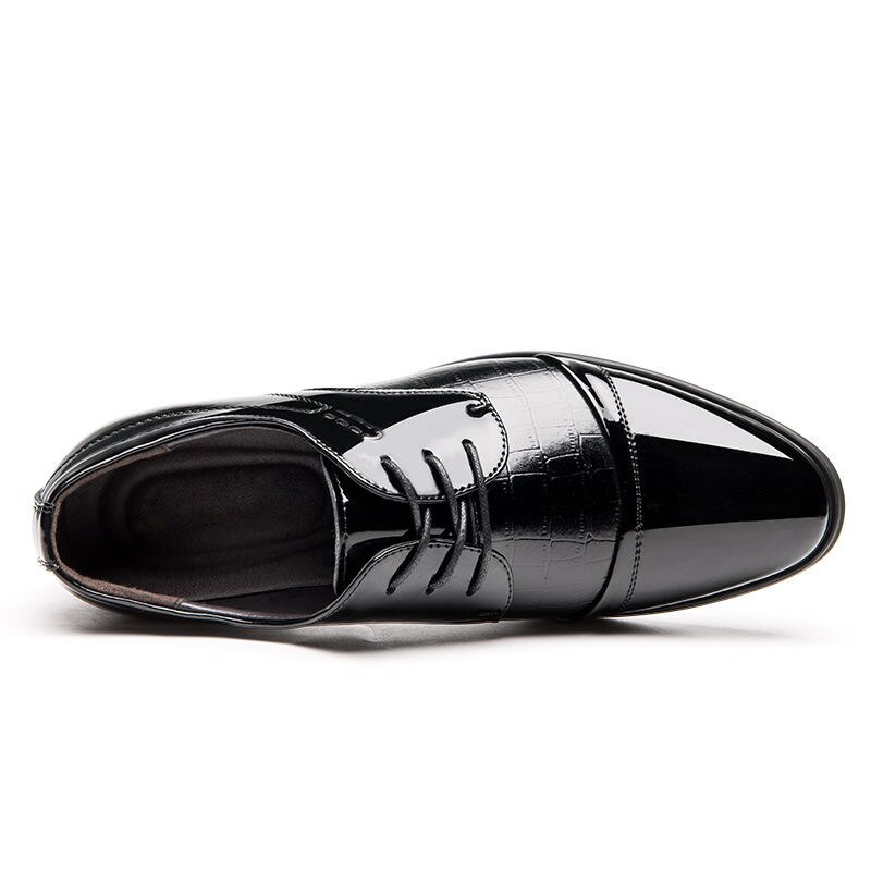 COSIDRAM Spring Men Formal Shoes Pointed Toe Weddi... – Grandado