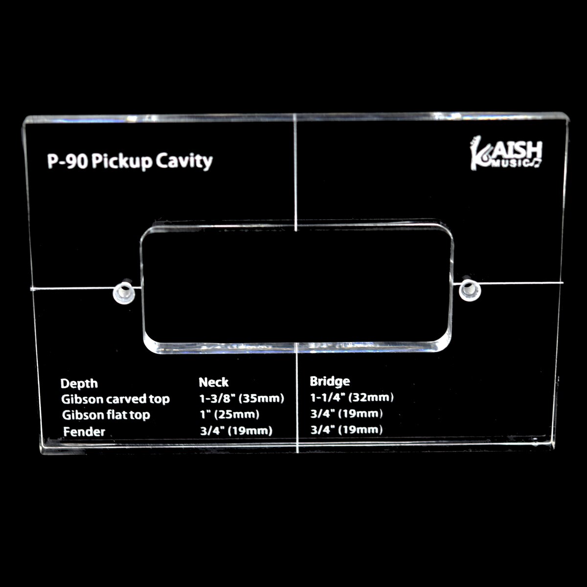 Kaish Acryl Pickup Routing Template Pickup Sjablon... – Vicedeal