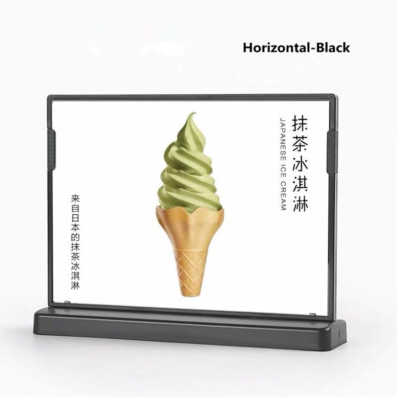 A4 T Shape Acrylic Sign Holder Display Stands Tabl... – Vicedeal