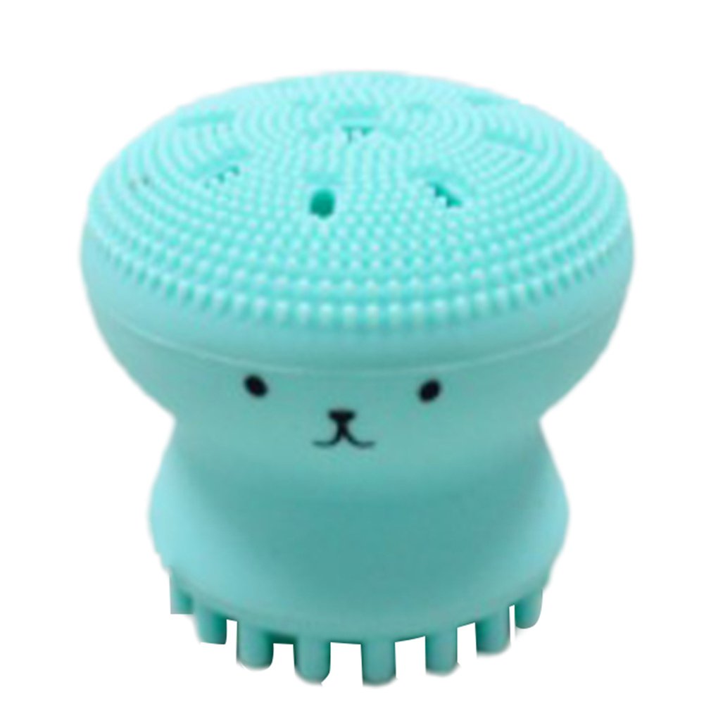 silicone small Cute octopus facial cleaning brush ... – Grandado