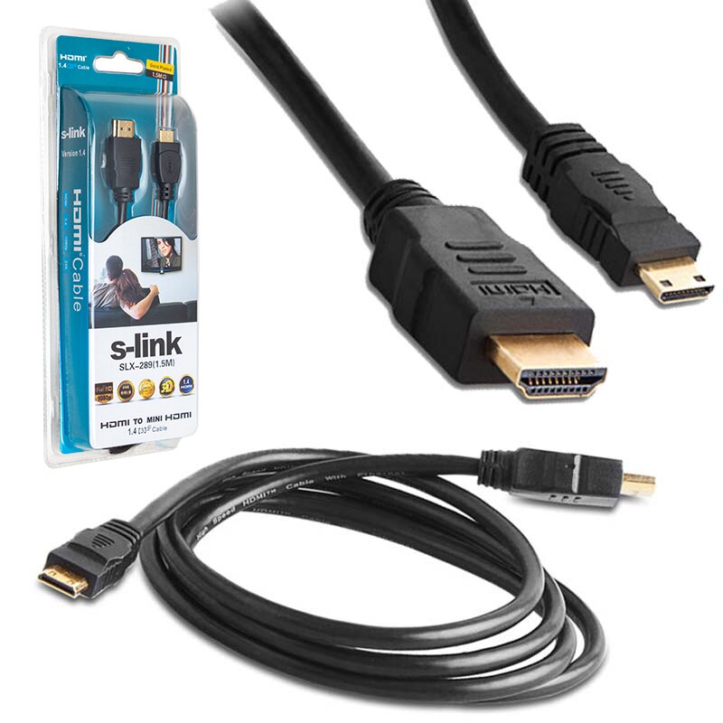 S-LINK SLX-289 Hdmi Naar Mini Hdmi Kabel – Grandado