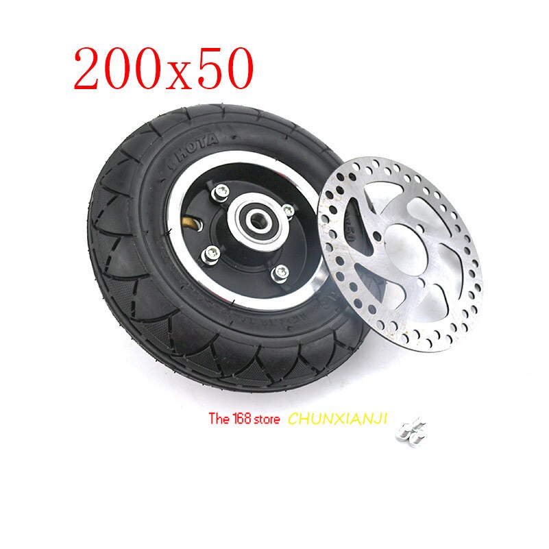 200x50 (8x2 '') reifen innenrohr + Rad Hub + brems... – Grandado
