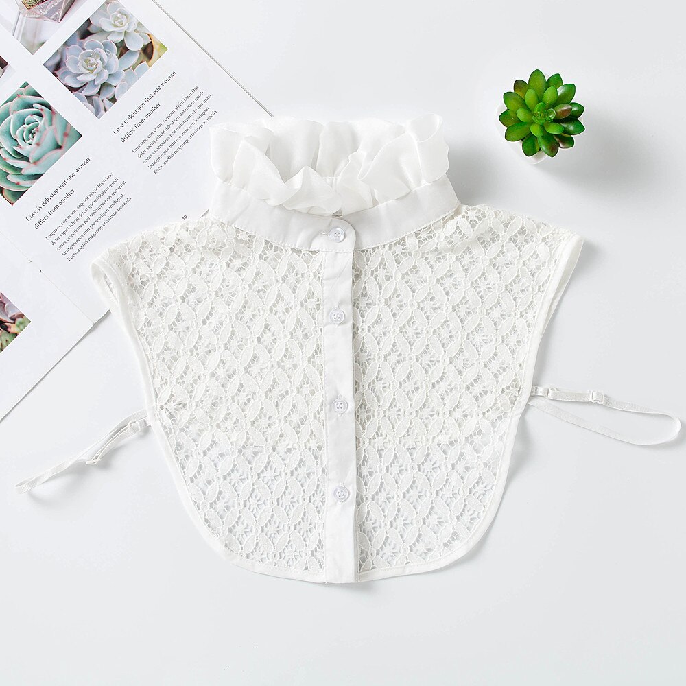 Linbaiway – faux col en dentelle pour femme, col r... – Grandado