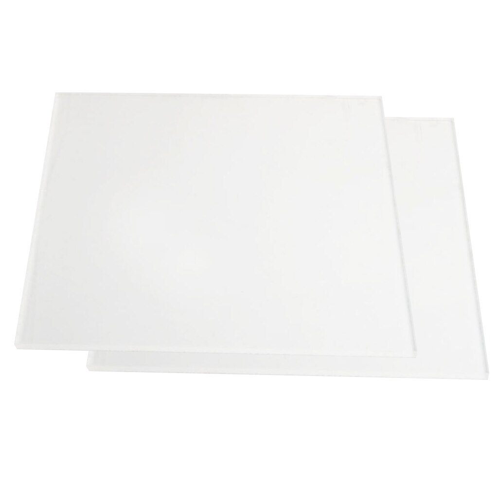2x Transparent Acrylic Board Clear Acrylic Sheet P... – Vicedeal