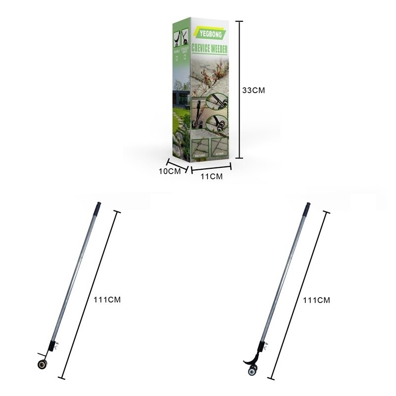 Garden Weeding Hook Retractable Metal Rod Outdoor ... – Vicedeal