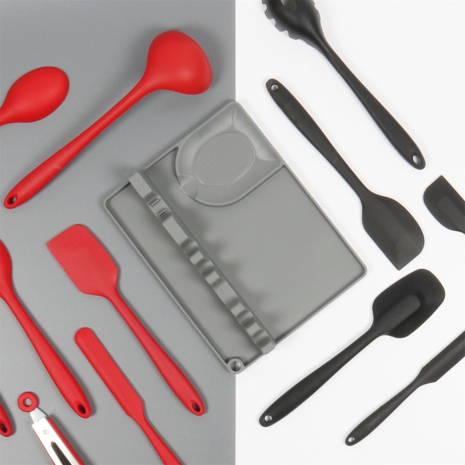 2 In 1silicone Spatula Turner Slotted Spoon Ladle ... – Vicedeal