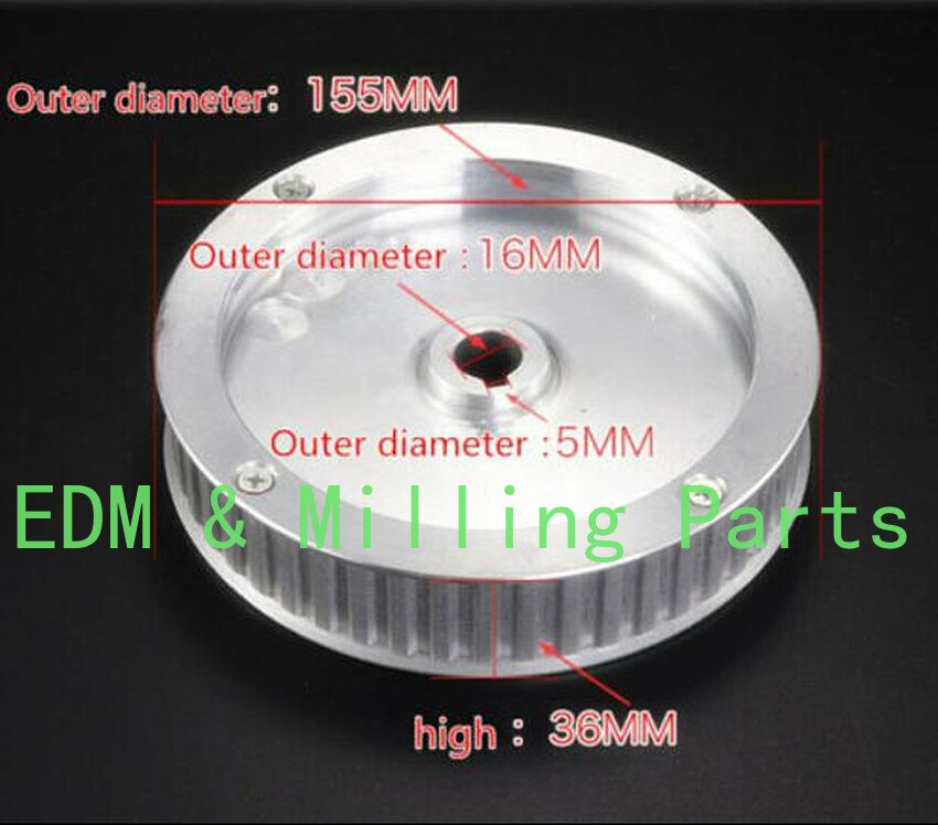 CNC Milling Machine PART A24+27 Toothed Pulley 8M ... – Grandado