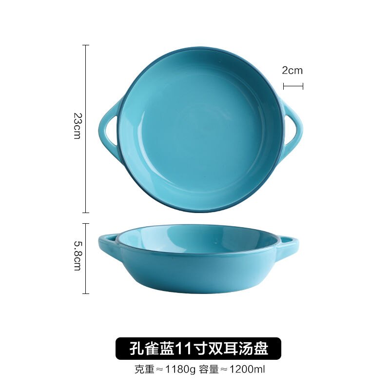 WSHYUFEI Simple Western Food Plate Deep Dish House... – Grandado