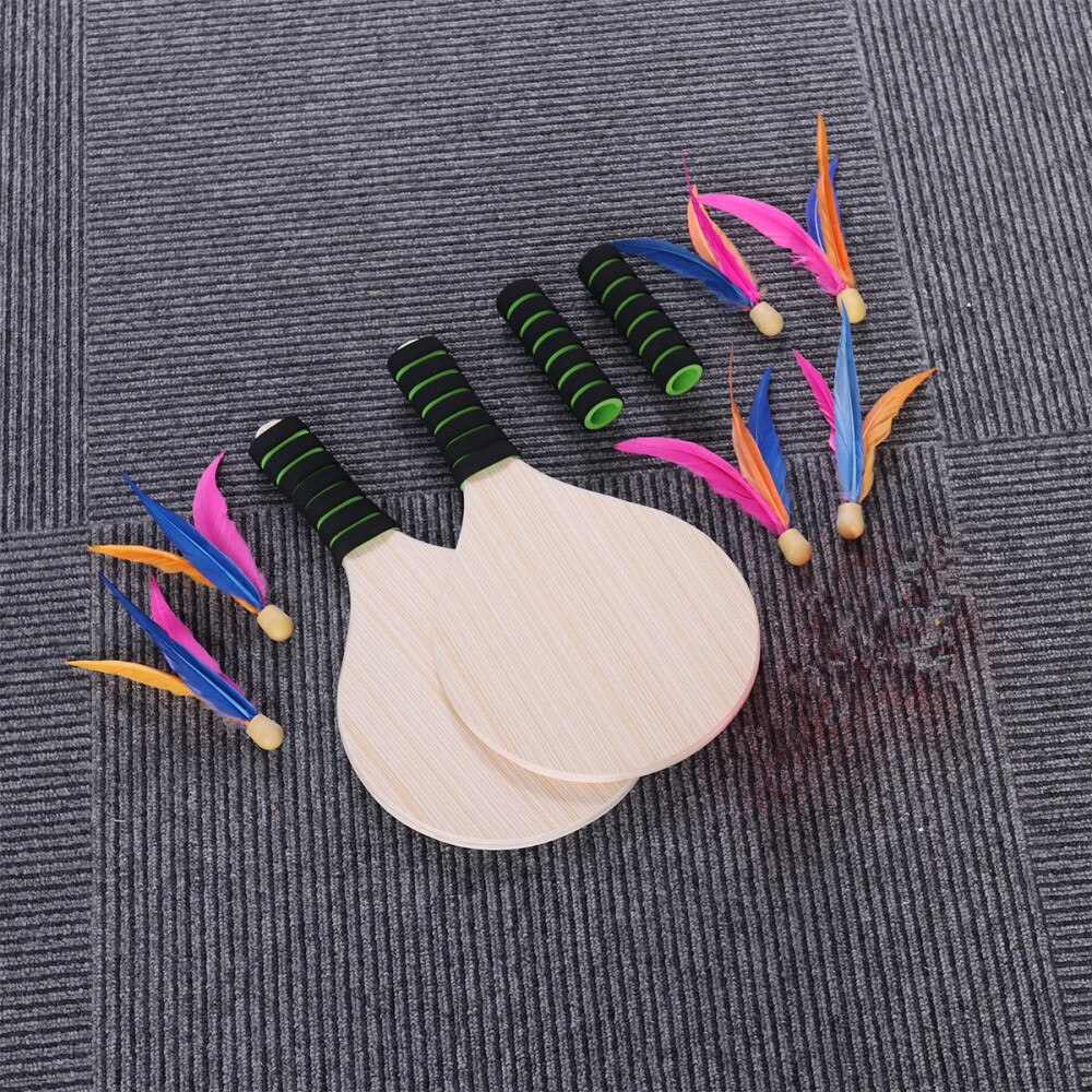 Beach Paddle Game Set Beach Paddle Badminton Racke... – Grandado