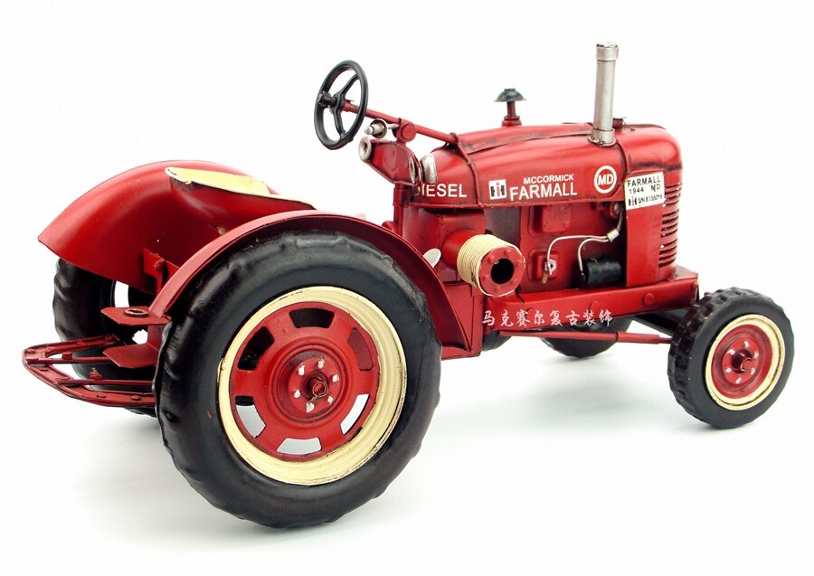 Vintage tractor model iron ornaments Home Furnishi... – Grandado