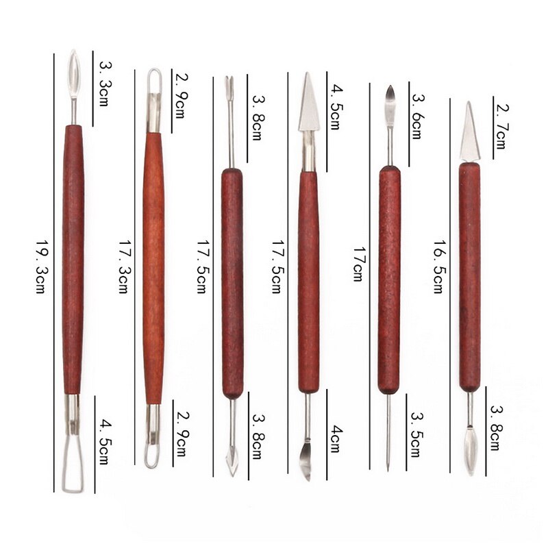 6 PCS/Set Pottery Ceramics Tools Polymer Clay Mode... – Grandado