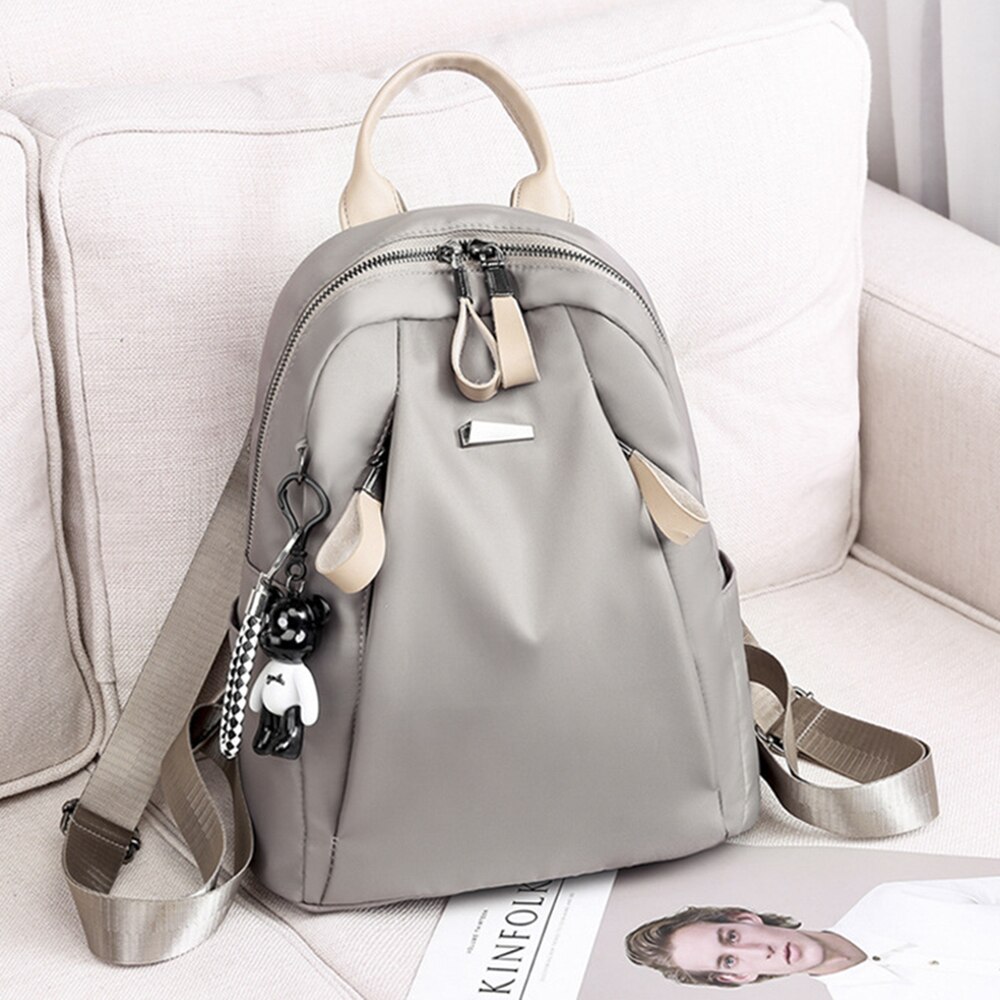 Women's leather backpack Korean Oxford Nylon Water... – Grandado
