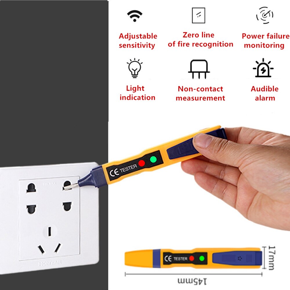 Continuity Voltage Detector Pen Non-contact Induct... – Vicedeal