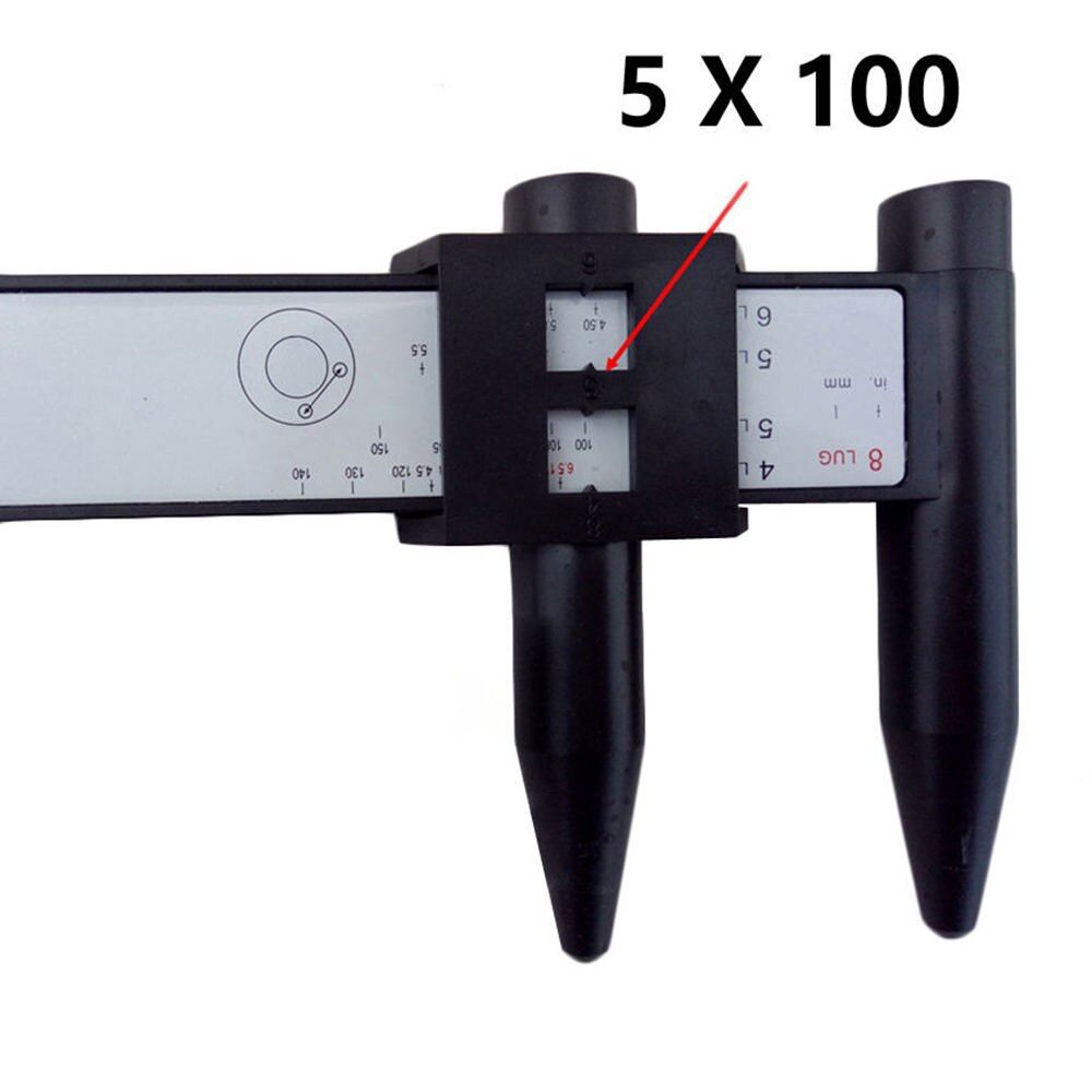 Wheel Rim Bolt Pattern Sliding PCD Measuring Tool ... – Vicedeal