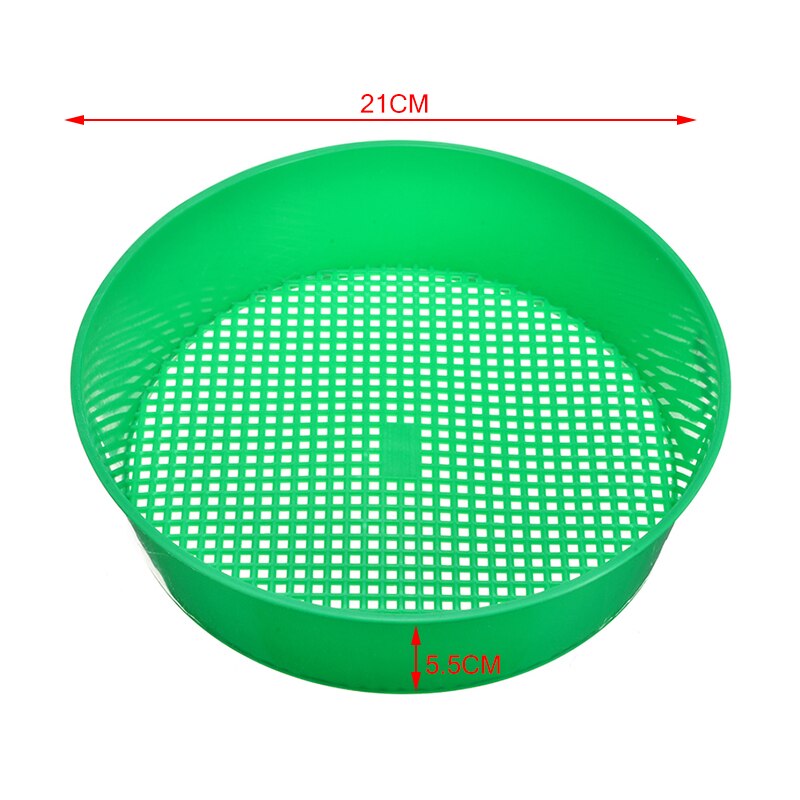 1Pcs 21x5cm Plastic Garden Sieve Riddle Sifter For... – Vicedeal