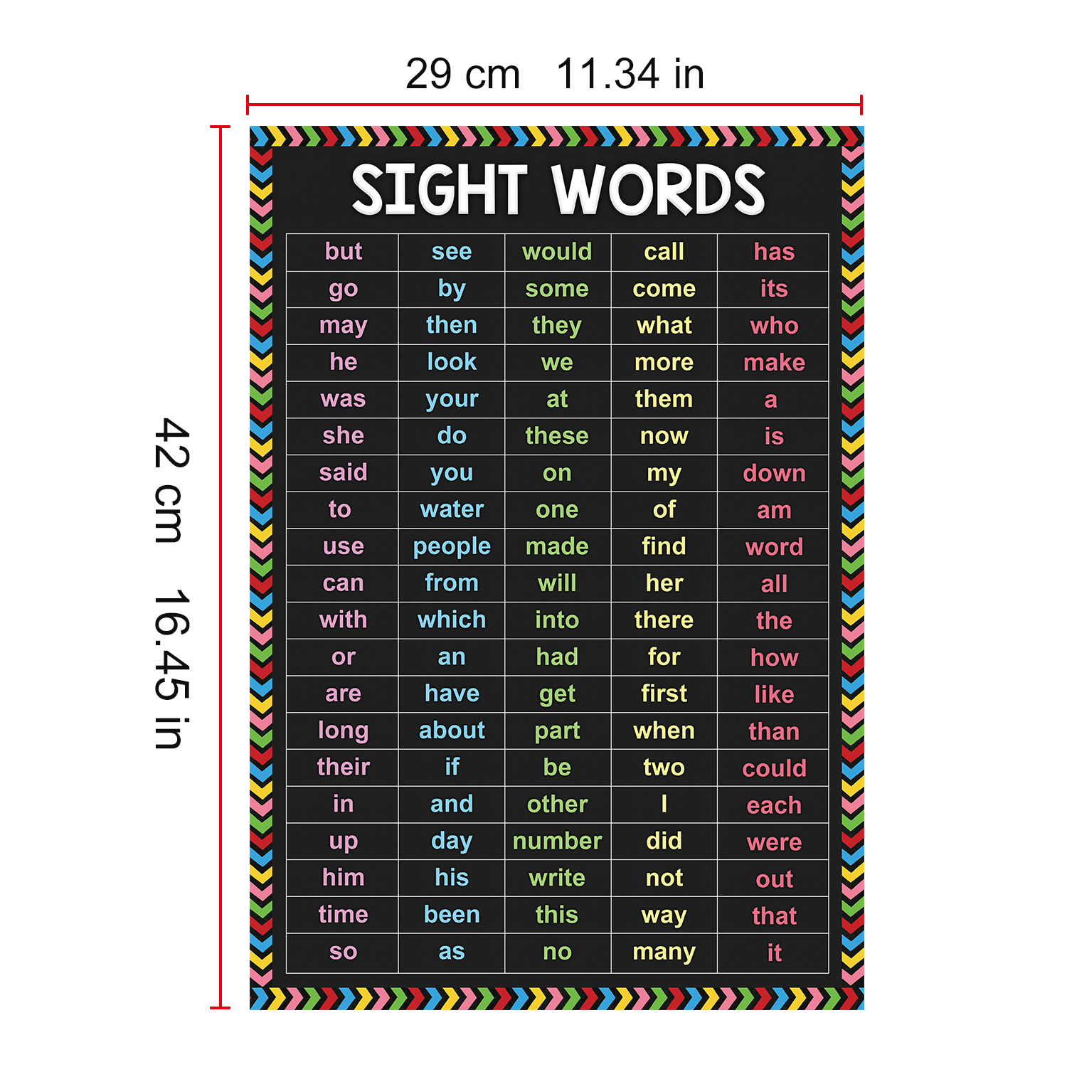 2 Pcs English Sight Words Phonics word Families ki... – Vicedeal