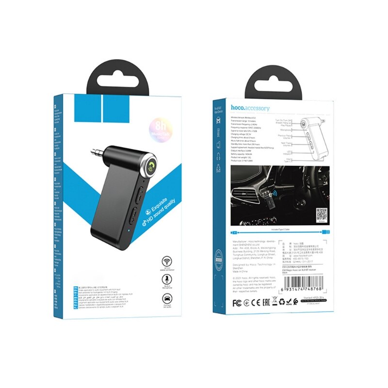 Bluetooth-compatible Adapter AUX -Stereo Music Car... – Vicedeal