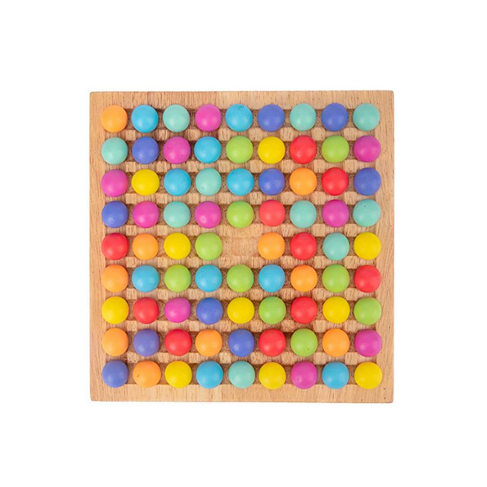 Bead Puzzle Toys Aesthetic Rainbow Color Matching ... – Grandado