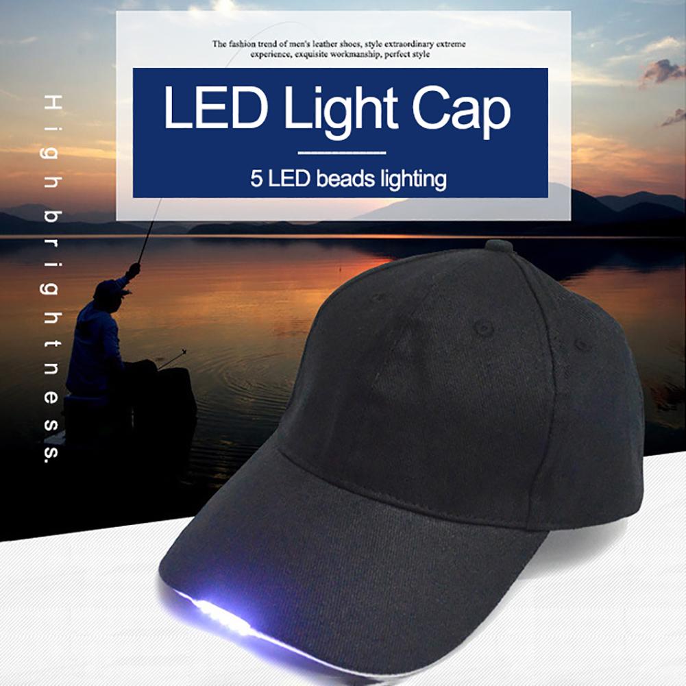 LED Light Cap Rechargeable Battery Camping Fishing... – Grandado