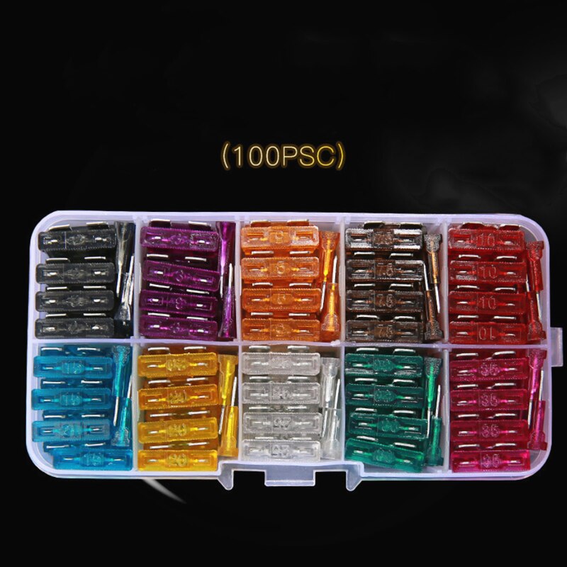 100/50 Stuks Met Doos Clip Assortiment Auto Blade ... – Grandado