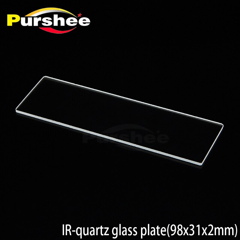 IR-quartz glas plaat (98x31x2mm) – Vicedeal