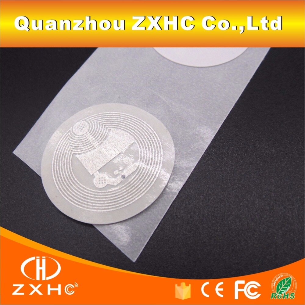 (50PCS/LOT) 25mm Ntag 213(203) White NFC Stickers ... – Vicedeal