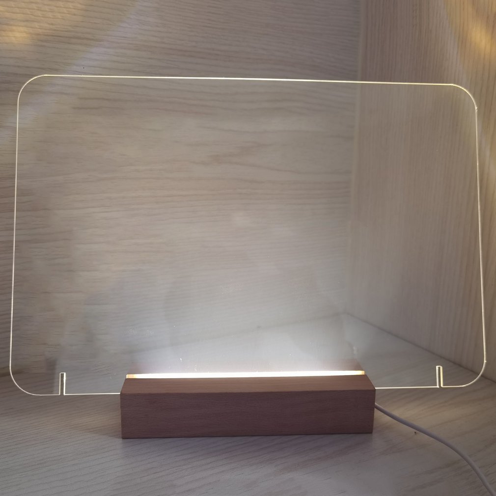 Clear Writing Board Acrylic Message Board With Tri... – Vicedeal