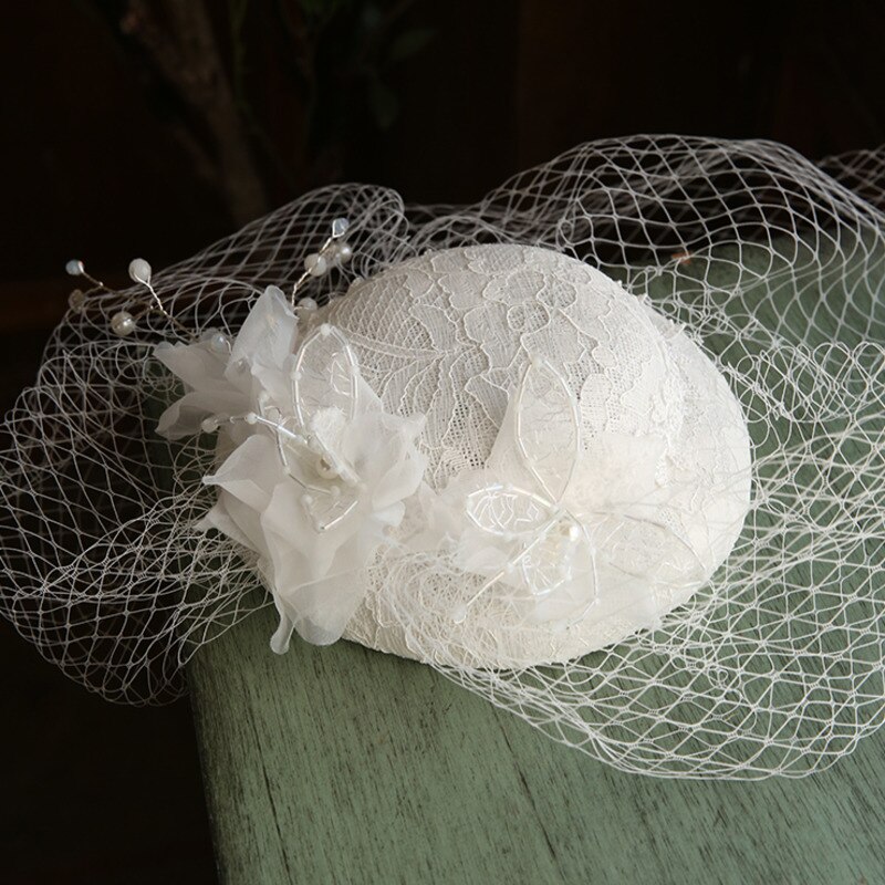 Wedding Bridal Hats And Fascinators Headpiece Part... – Grandado