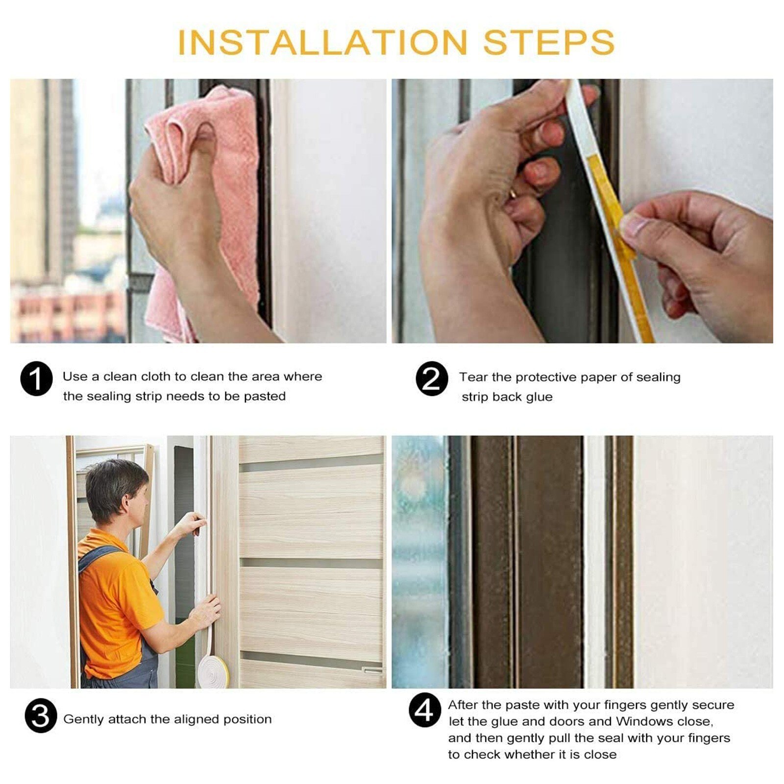 25 # Deur En Raam Geluidsisolatie Strip D Type Ant... – Vicedeal