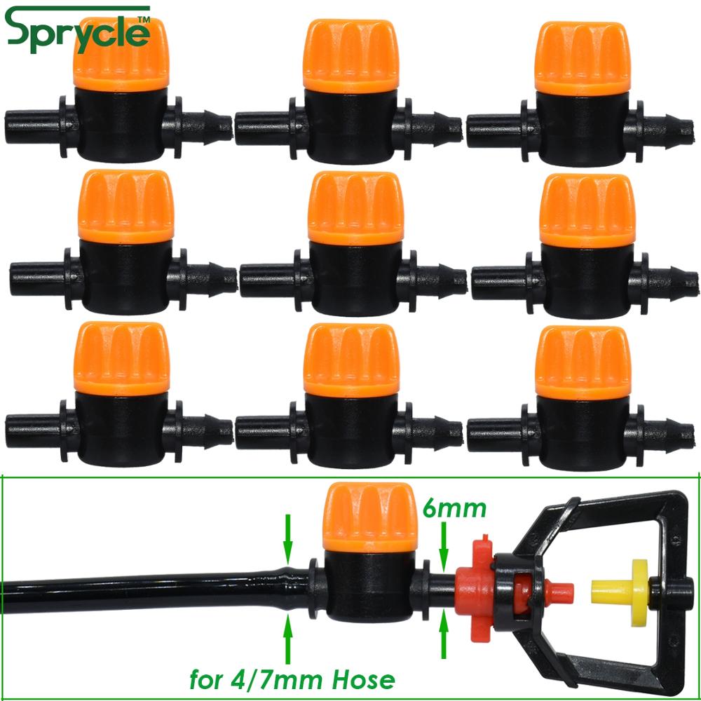 Sprycle 30Pcs 6Mm Tot 1/4 Inch Mini Valve Tuin 4/7... – Grandado
