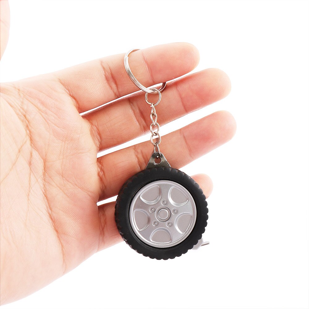 black Color Keychain Tape Measure 1 Meters Quantit... – Grandado
