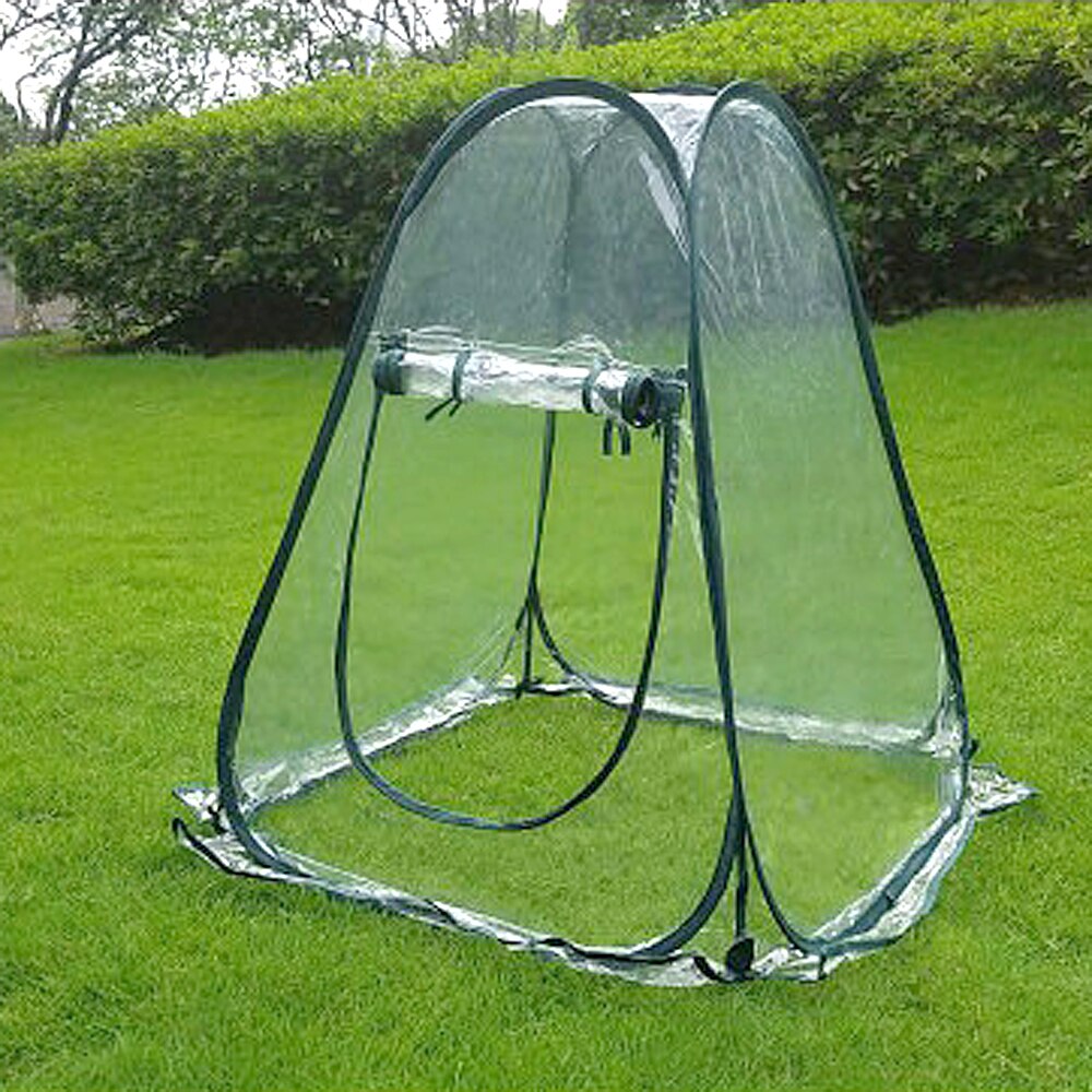 Portable plant growth tent greenhouse PVC transpar... – Grandado