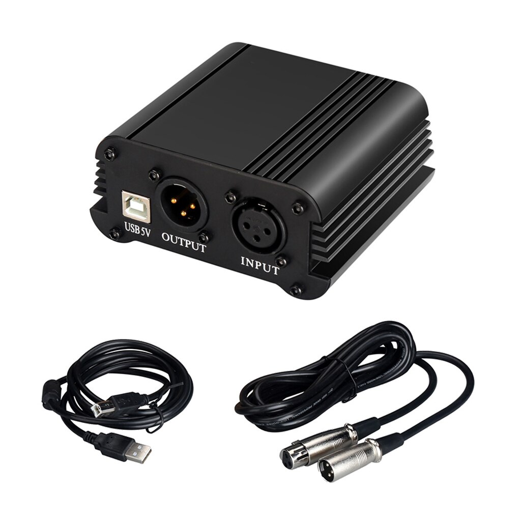 Kit d'alimentation fantôme 48V pour Microphone à c... – Grandado