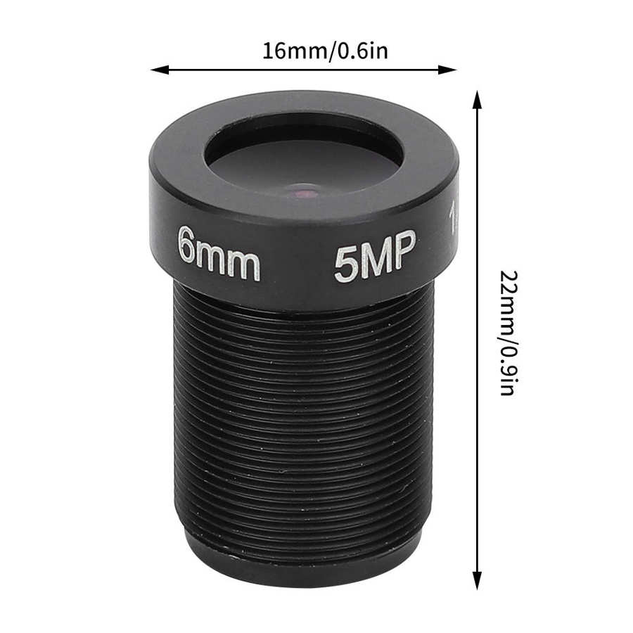 5MP Camera Lens High Definition 6mm Fixed Focal 1/... – Vicedeal