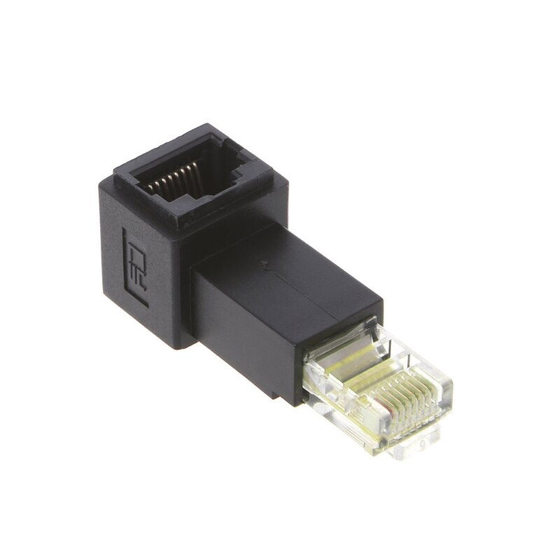 Multi-angle RJ45 Cat 5e Male to Female Lan Etherne... – Vicedeal