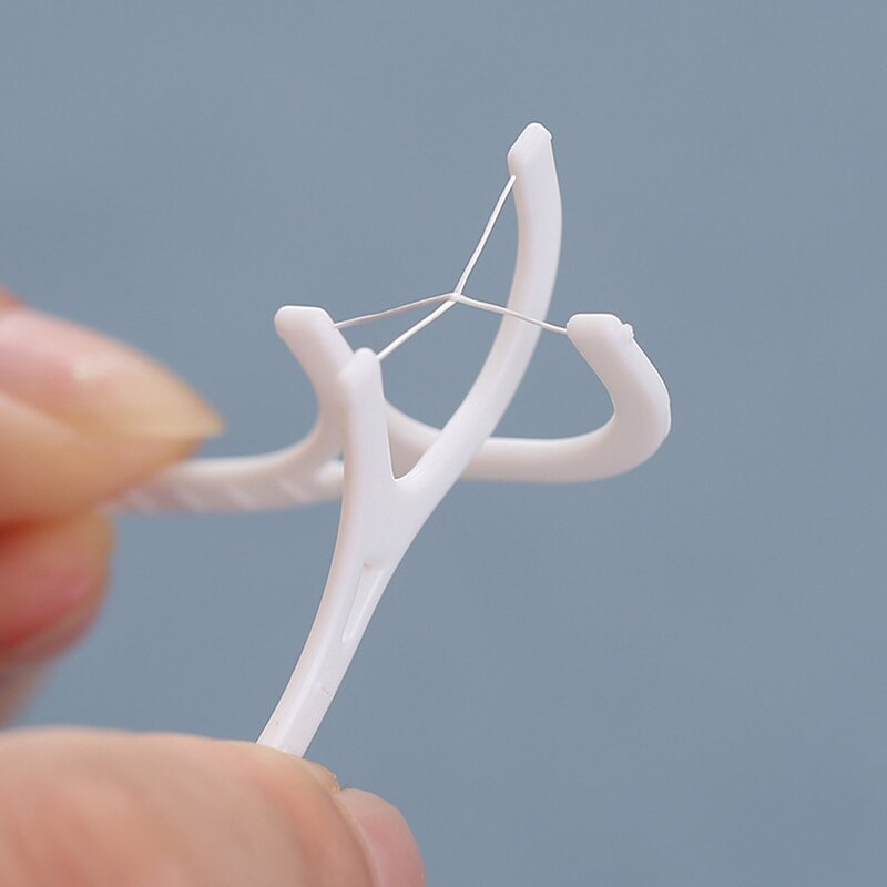 100pcs White Dental Floss Pick Tooth Cleaner Stick... – Vicedeal