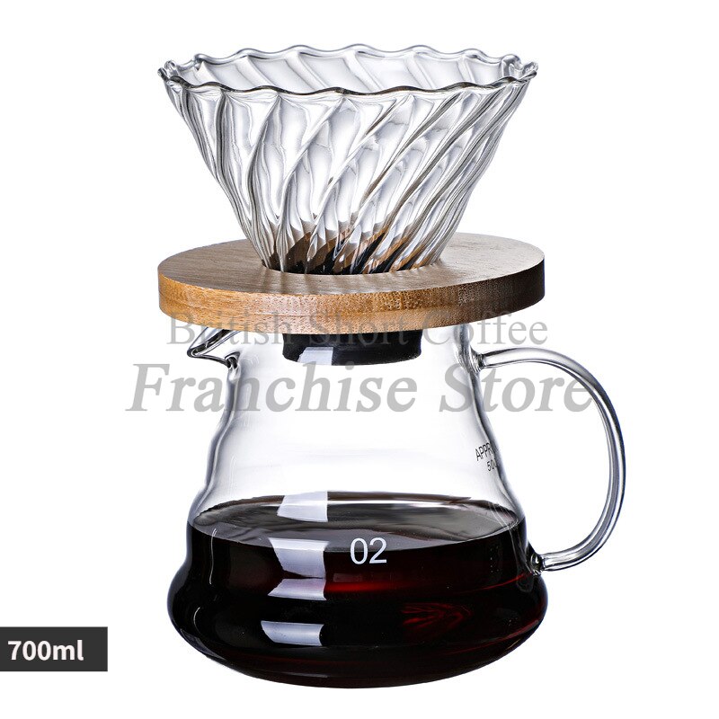 Wooden Coffee Maker Style V60 Coffee Set 500ml/300... – Grandado