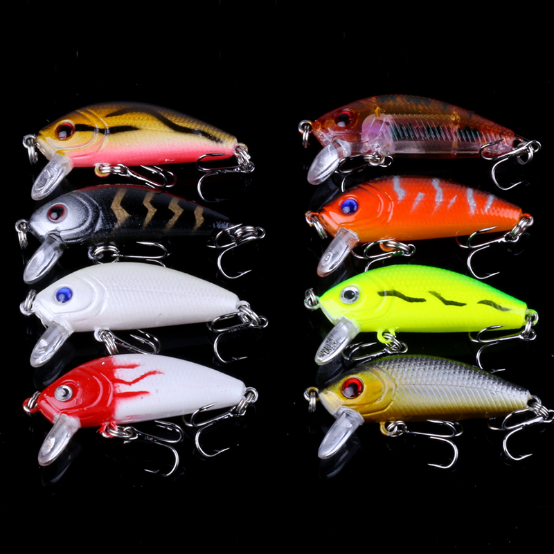 56pcs/pack Mixed Fishing Lure Bait Set Wobbler Cra... – Grandado
