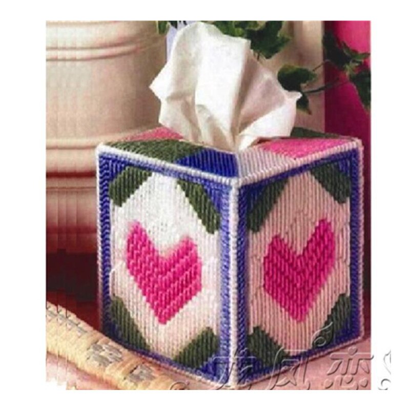 12x12x14cm Caring carton storage tissue box embroi... – Grandado