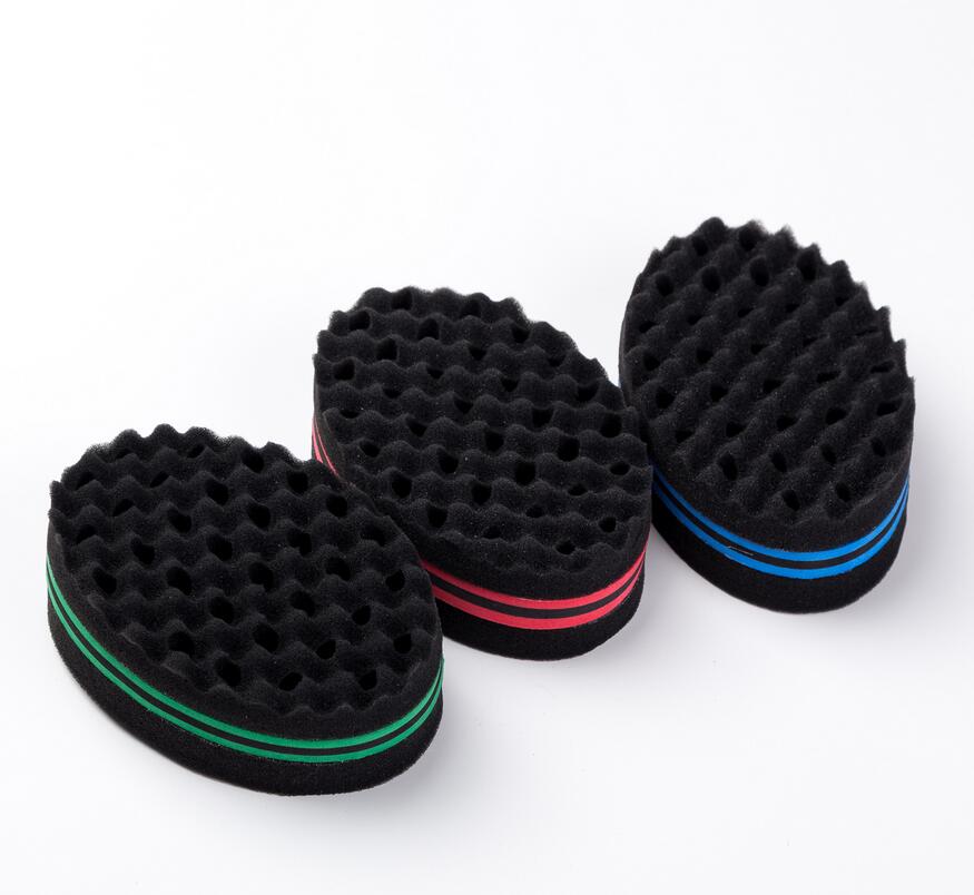 1pcs Elliptical dual-use perforated curly sponge s... – Vicedeal