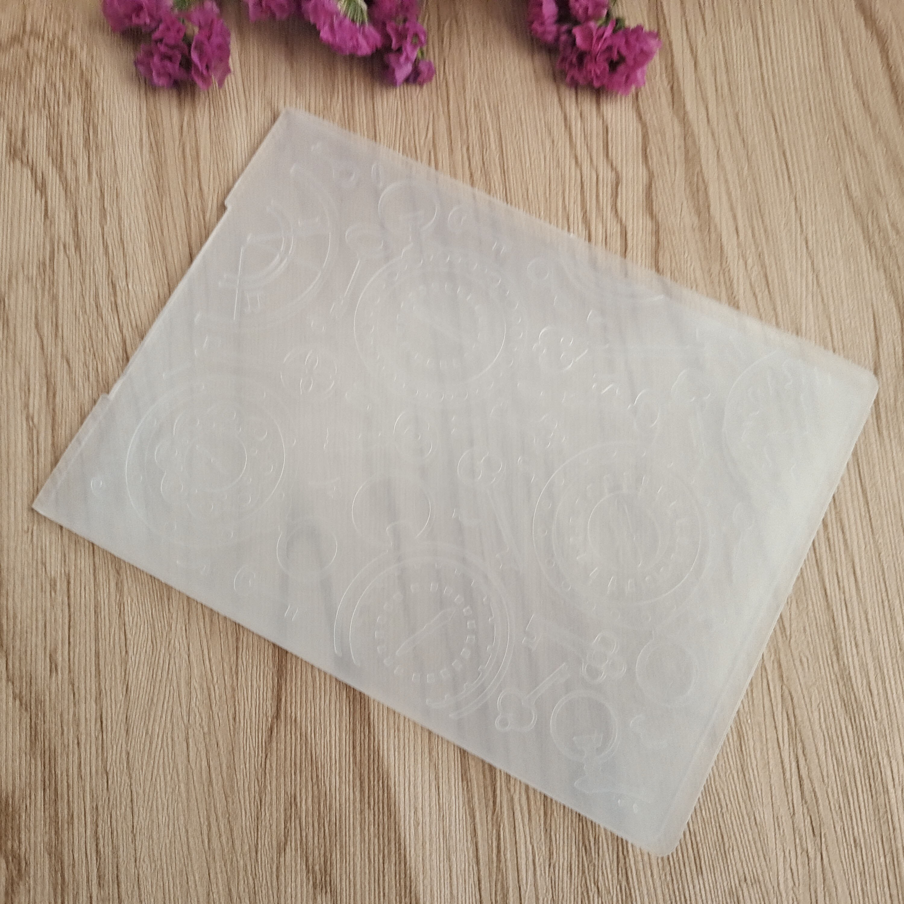Clock Plastic Embossing Folder For Scrapbooking DI... – Vicedeal