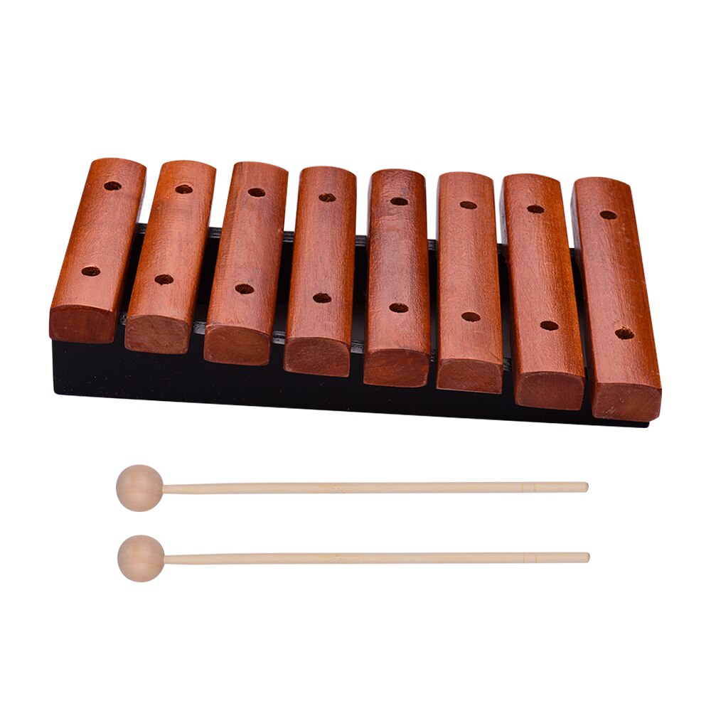 Musical Instrument 8 Notes Wood Xylophone Includes... – Grandado