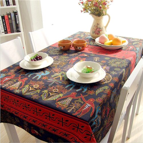 Mayan Pattern National Style Table Cloth Cotton & ... – Vicedeal