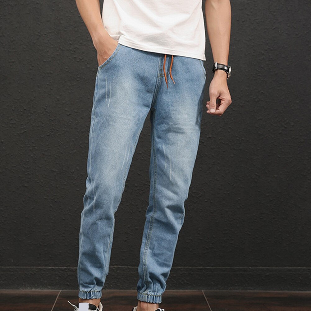 Plus Size Casual Comfy Men Jogger Stretch Drawstri... – Grandado