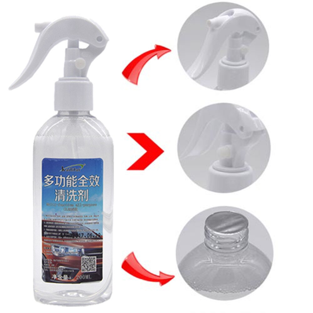 1 Bottle 200ML Car Cleaning Agent Multi-functional... – Grandado