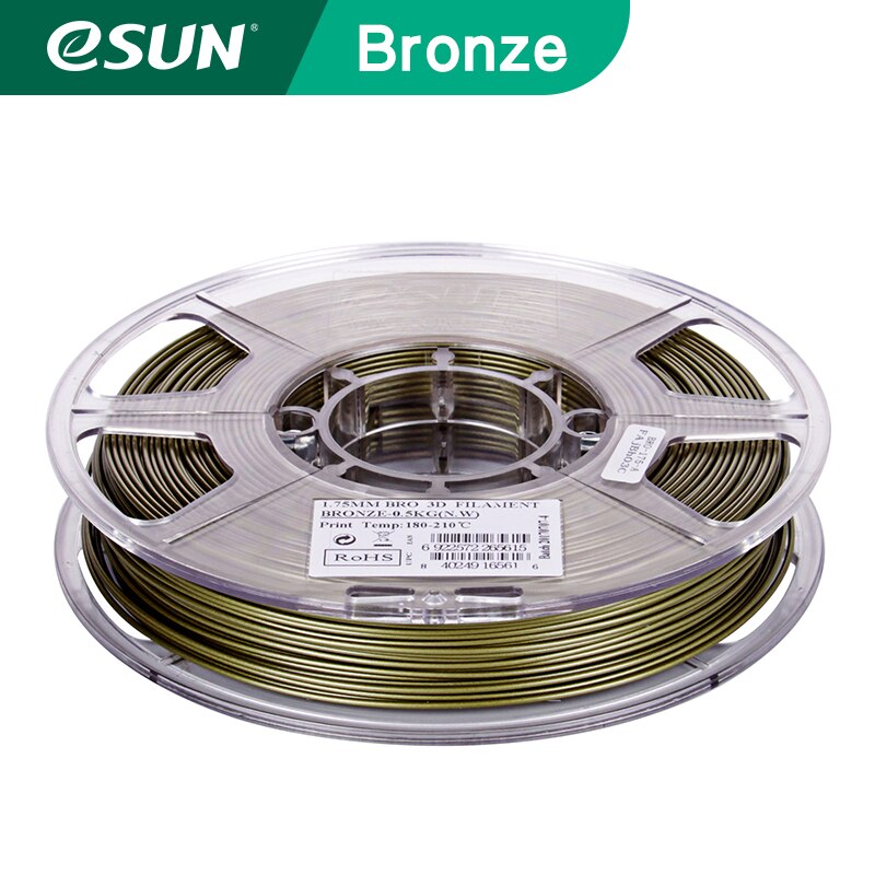 eSun Bronze PLA 1.75mm 3D Printer Filament 0.5KG S... – Grandado