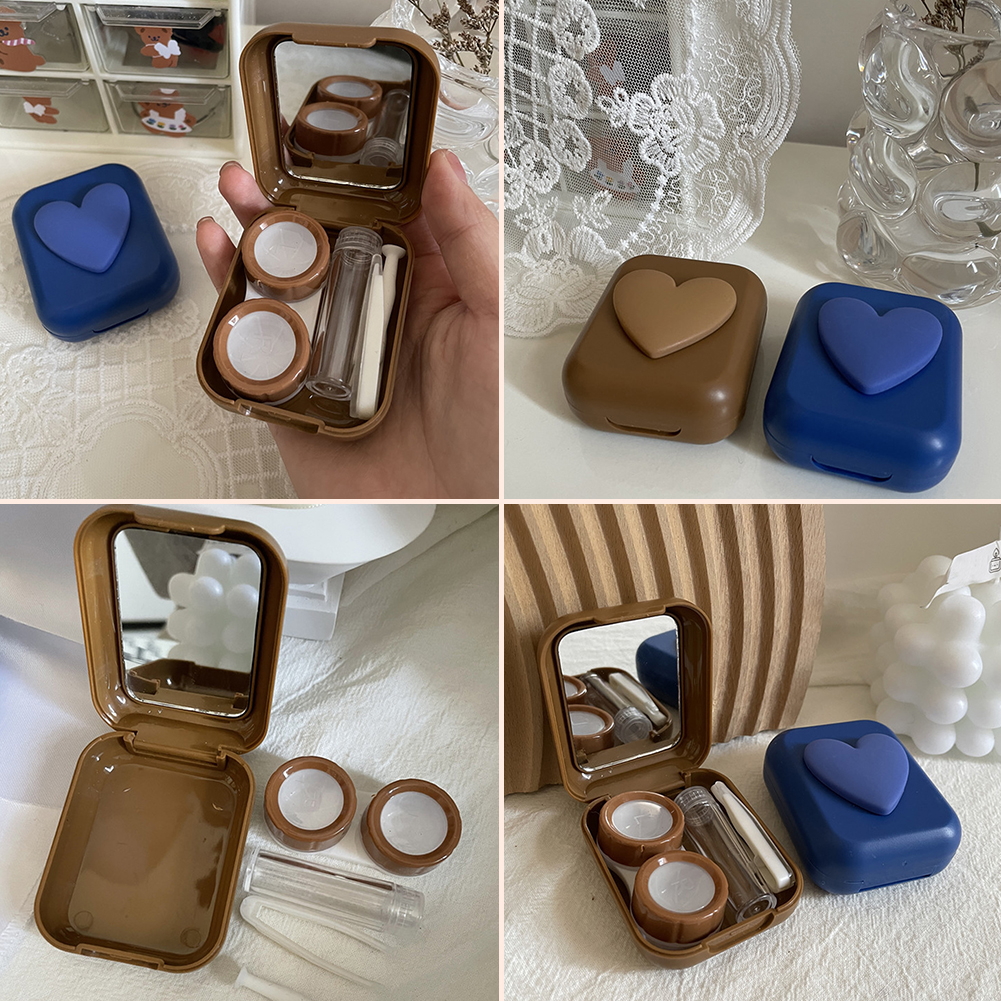 Portable Mini Glasses Contact Lens Case Beauty Pup... – Grandado