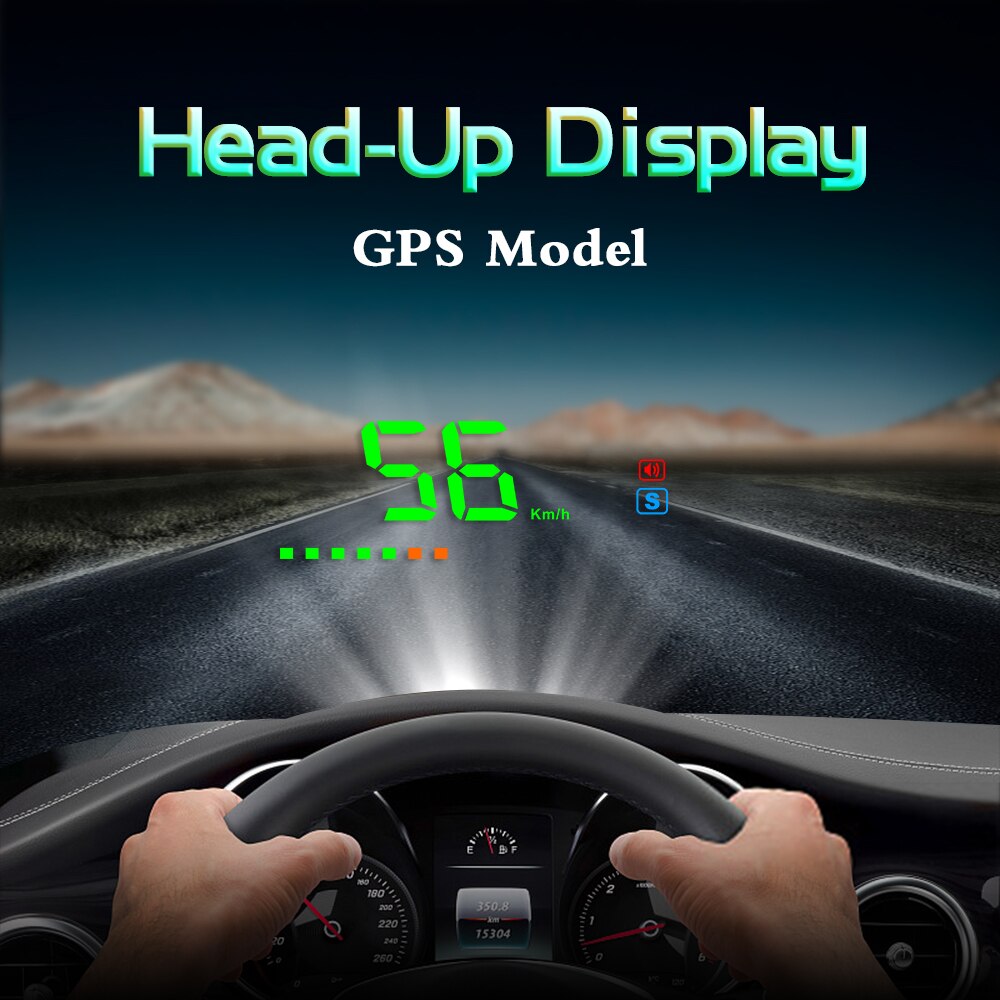 A2 Car HUD Head Up Display Car Speed Windshield Pr... – Grandado