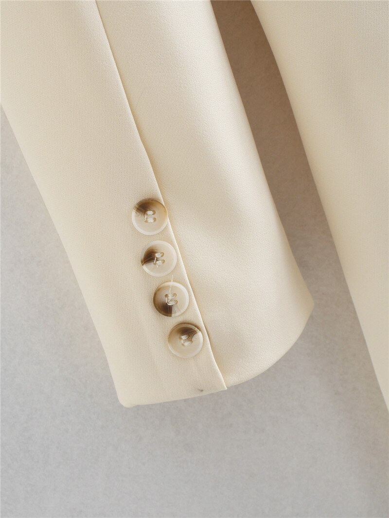 Aonibeier Temperament Women Blazer Dress Side Zipp... – Grandado