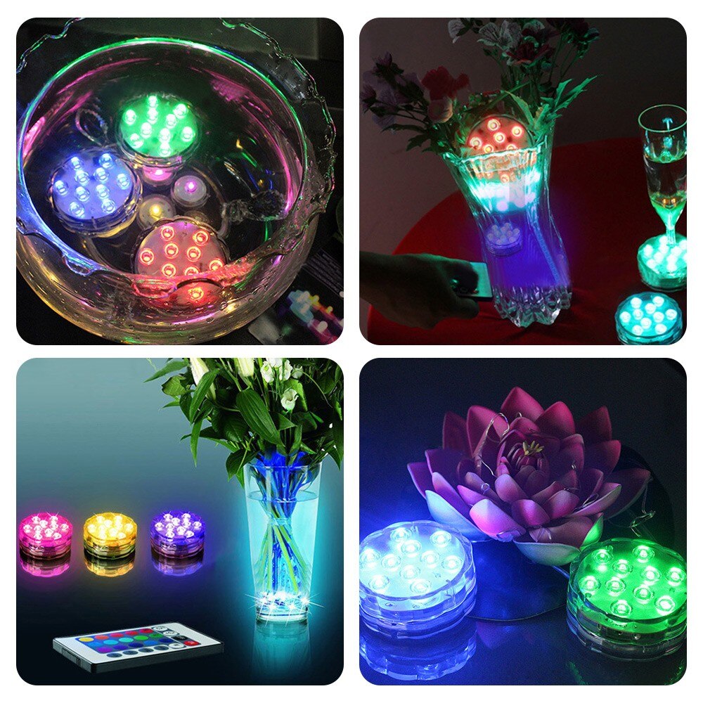 Mini UFO Underwater led aquarium light Submersible... – Grandado